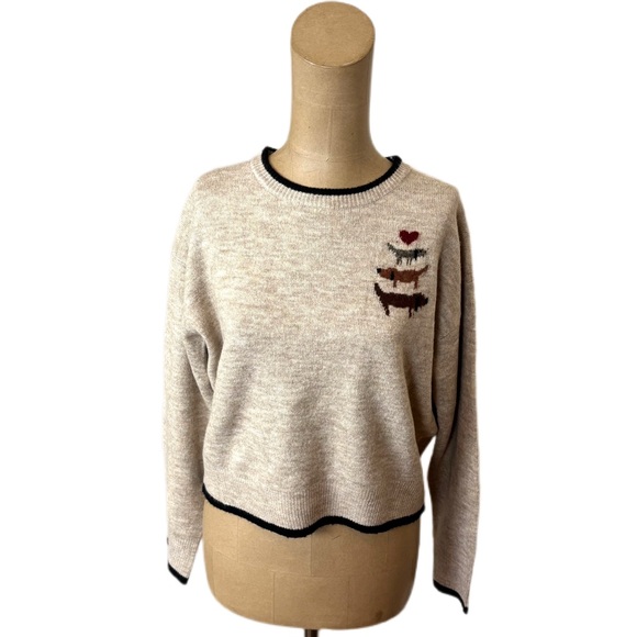 NATURAL LIFE | Sweaters | Nwt Natural Life Intarsia Icon Sweater Cream ...